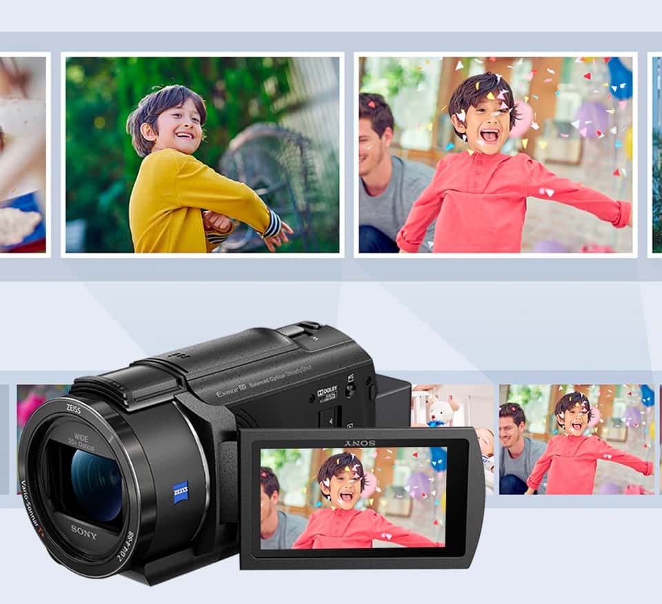 Sony FDR-AX43 FDR-AX43A UHD 4K Handycam Camcorder with Exmor R™ CMOS ...