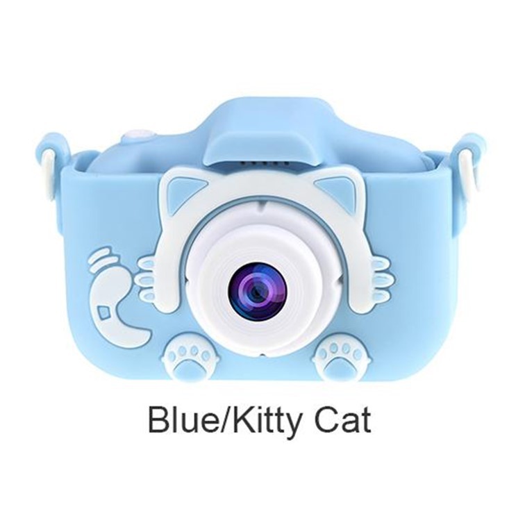 20MP Kitty Cat Kids Digital Camera Dual Selfie HD Photo Video Recording ...