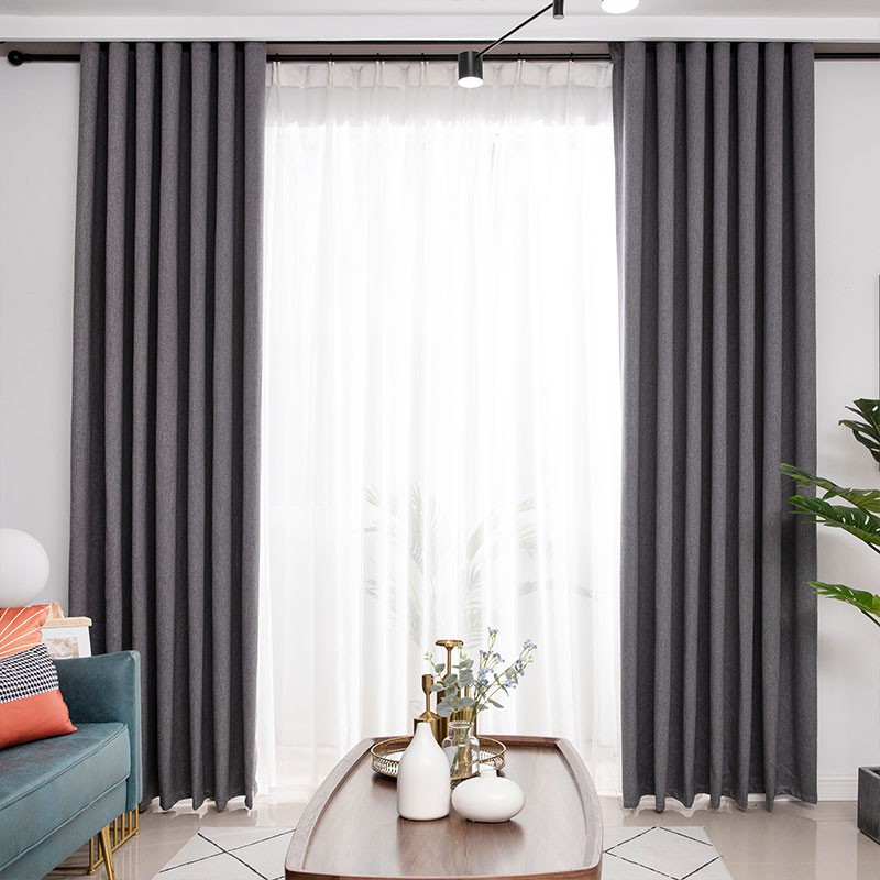 90% BLACKOUT LANGSIR MEWAH TEBAL Sliding Door / LUXURY Linen Thick ...