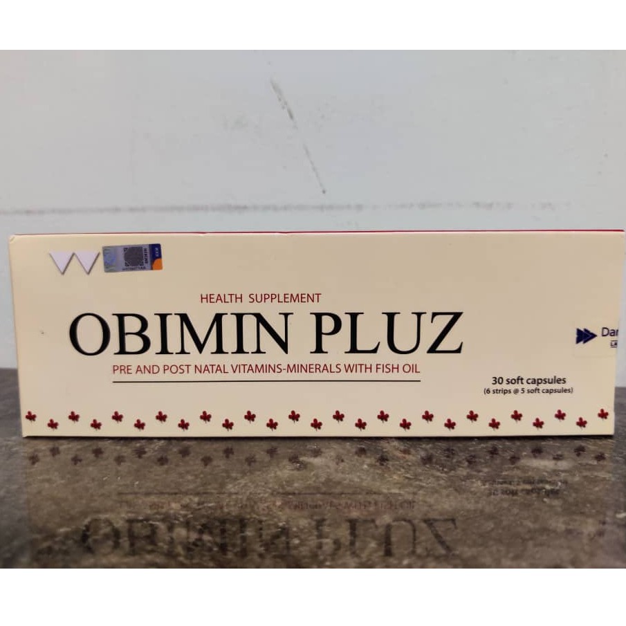 Obimin Pluz 30s Soft Capsules (Exp : 11/2022) | Shopee Malaysia