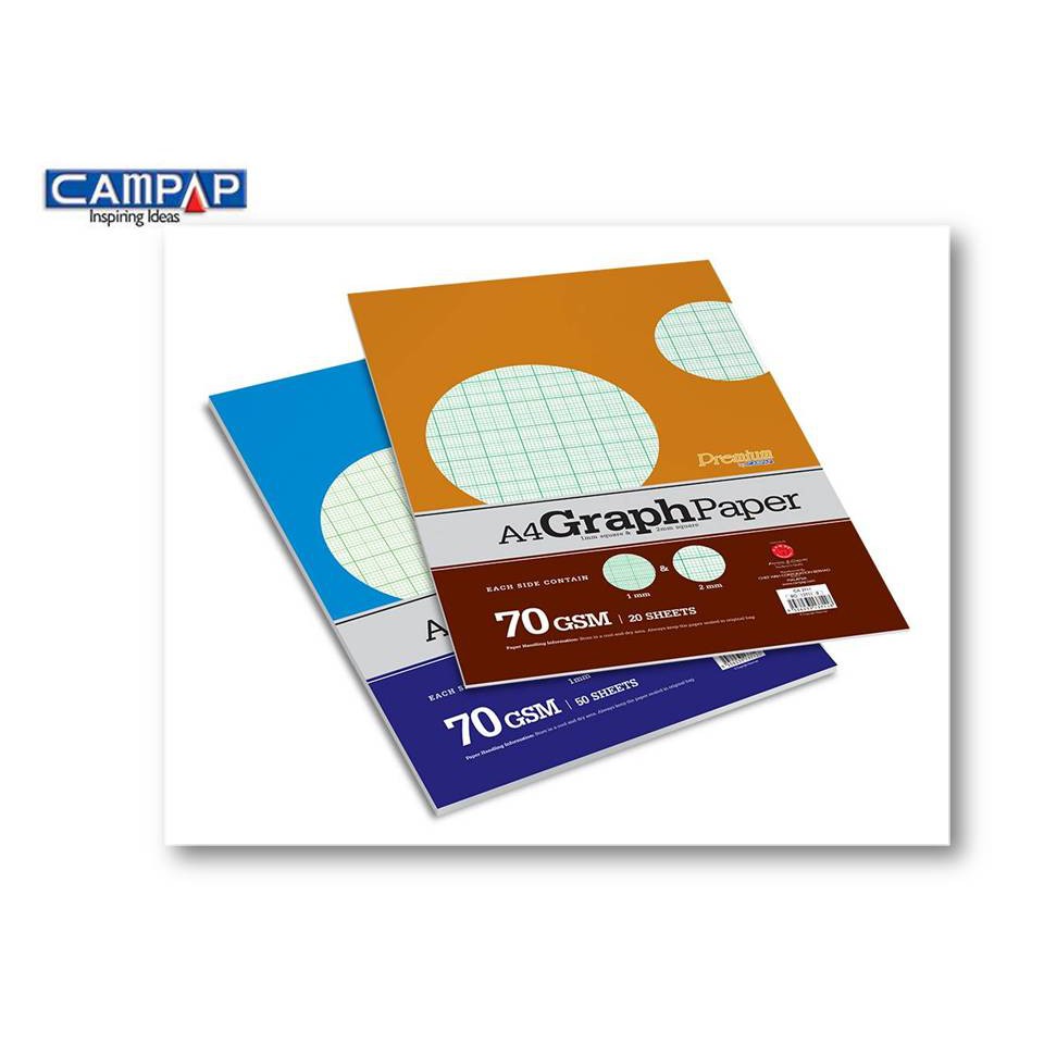 (ESA)A4 GRAPH PAPER( (2mm & 1mm Square) /20's) | Shopee Malaysia