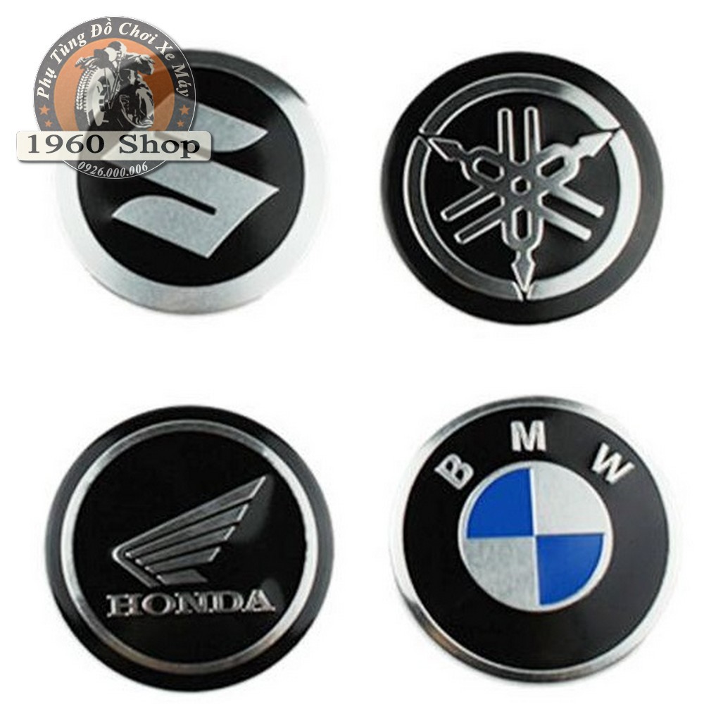 Honda aluminum metal round logo - honda yamaha suzuki bmw round logo (1 ...