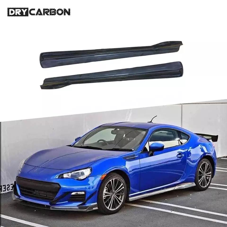 For Subaru BRZ For Toyota GT86 2014 2015 2016 Carbon Fiber Side Skirts ...