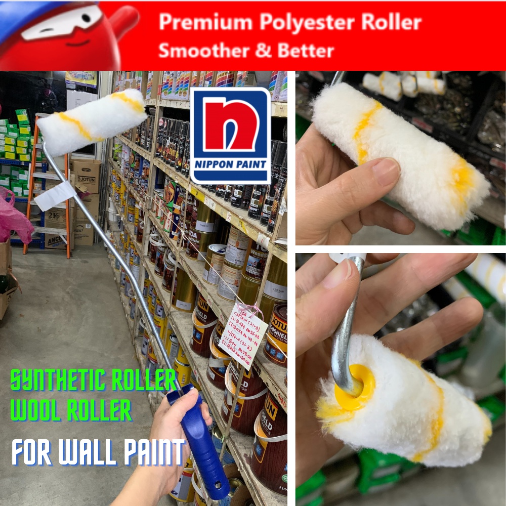 [Xhome] NIPPON MICI MARKSMAN 5cm/10cm Premium Roller Set, Solvent & Oil ...