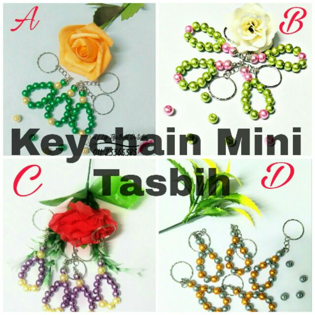 Doorgift Keychain Mini Tasbih | Shopee Malaysia