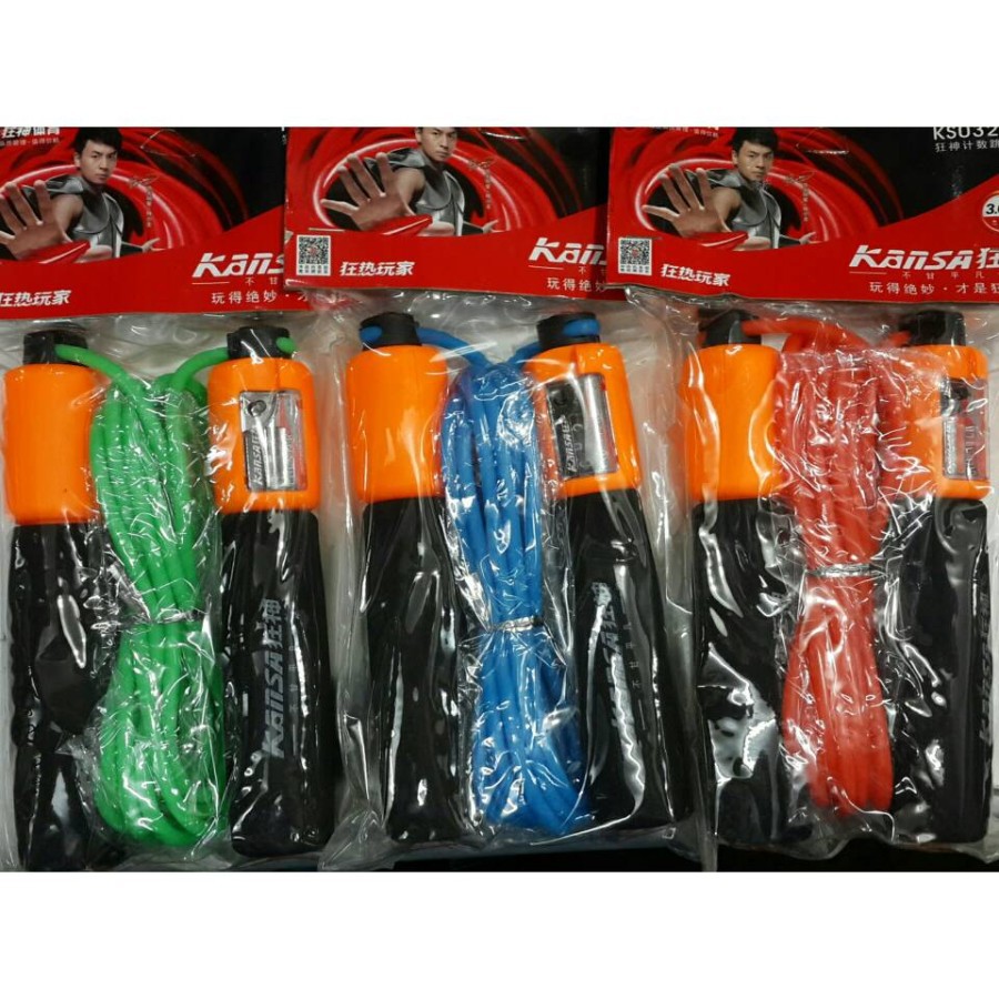 Rope JUMPING TOOL / DIGITAL SKIPPING NUMBERS KANSA / COLOR SCARS ...