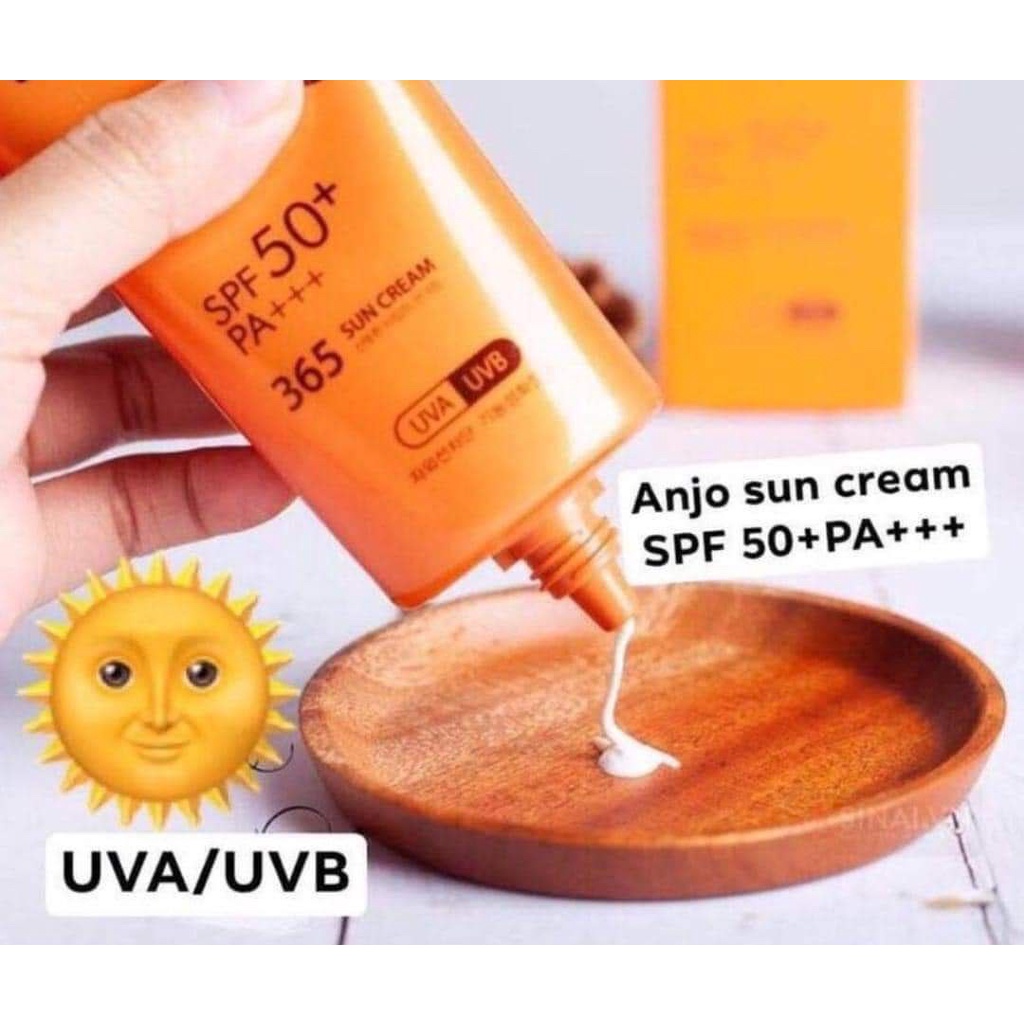 [ANJO] PROFESSIONAL 365 SUN CREAM - 70G (SPF50+ PA+++) | Shopee Malaysia