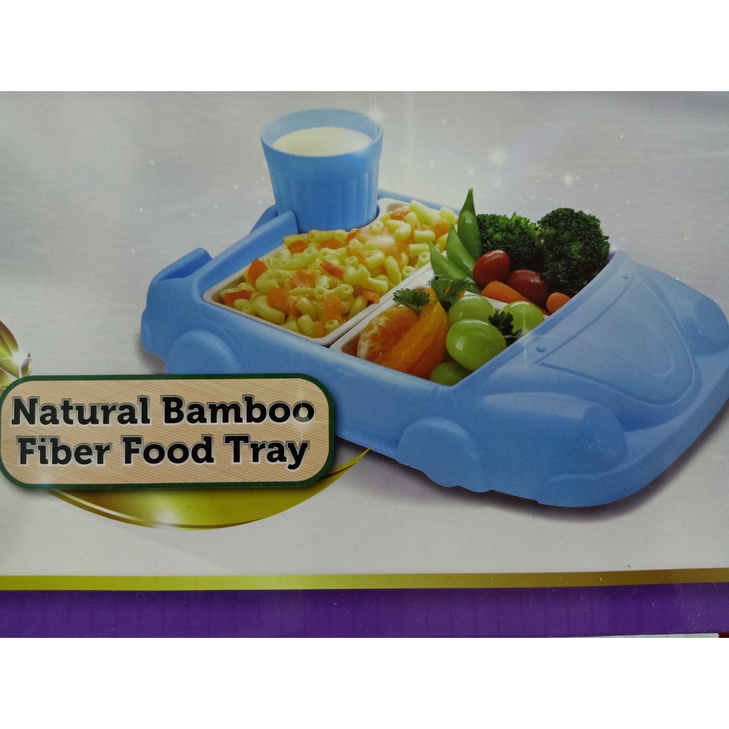 Food Tray~~Natural Bamboo Fiber Food Tray (NEW) | Shopee Malaysia
