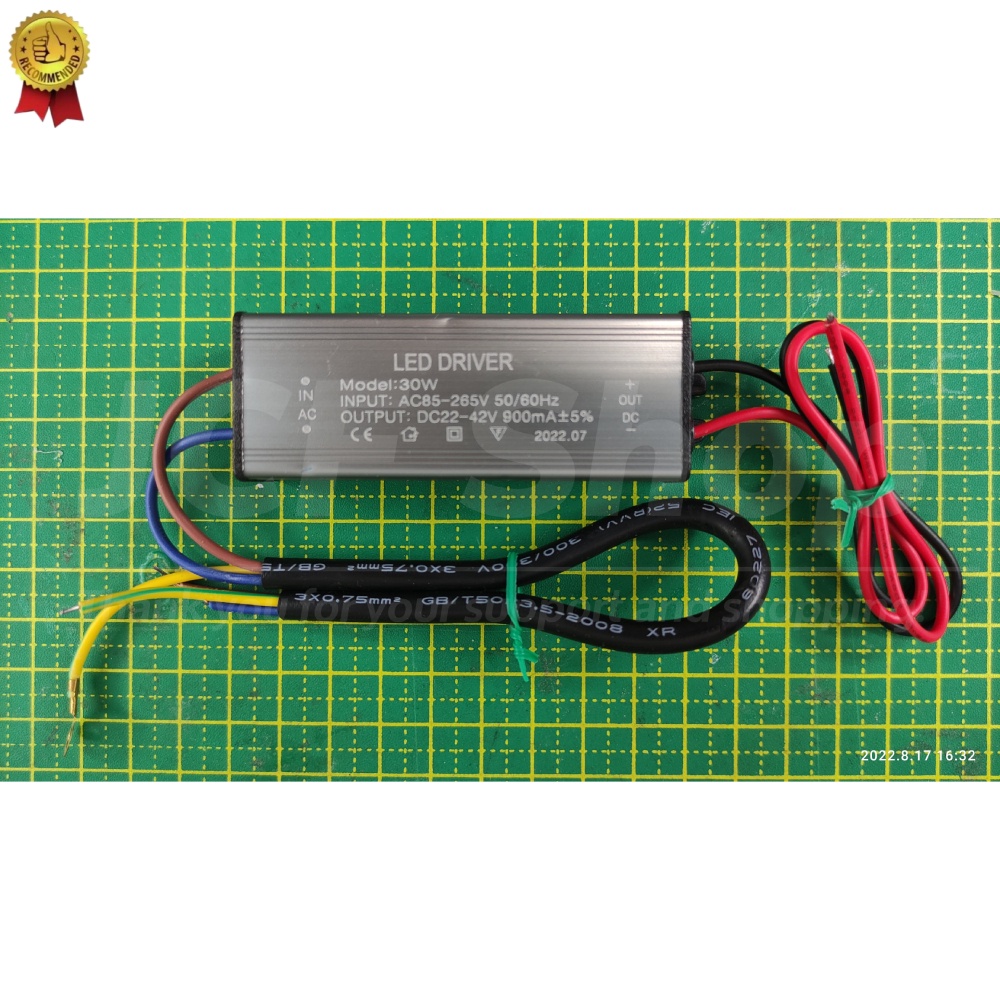 Flood Light LED Driver 30W [900mA] Power Supply | Shopee Malaysia