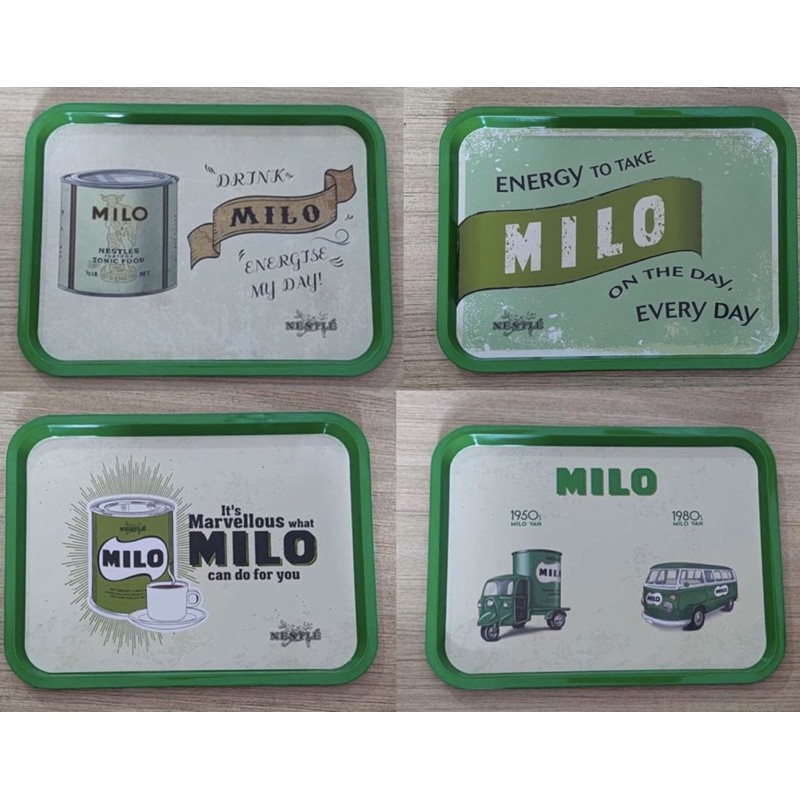 Limited Edition Nestle Milo Metal Tray Talam Besi Vintage Milo Tray ...