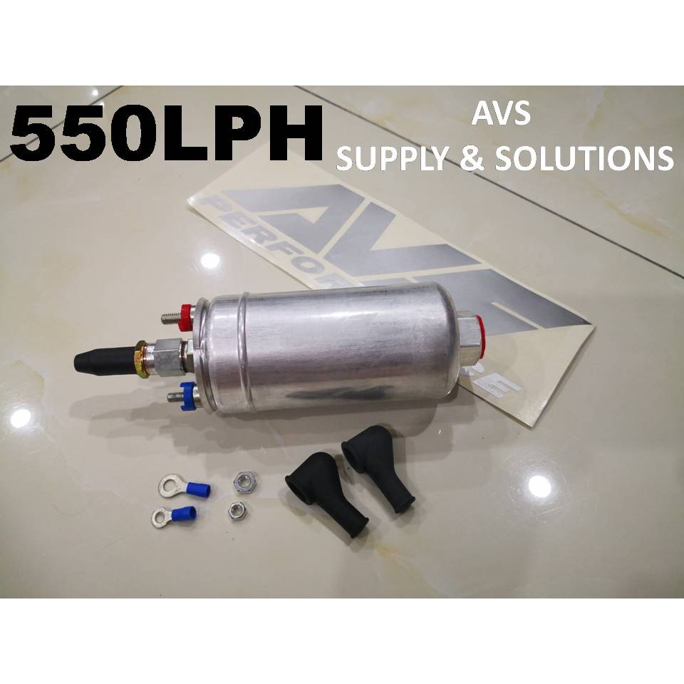 (ORIGINAL) 550LPH AVS Racing Fuel Pump 550LPH EXTERNAL | Shopee Malaysia