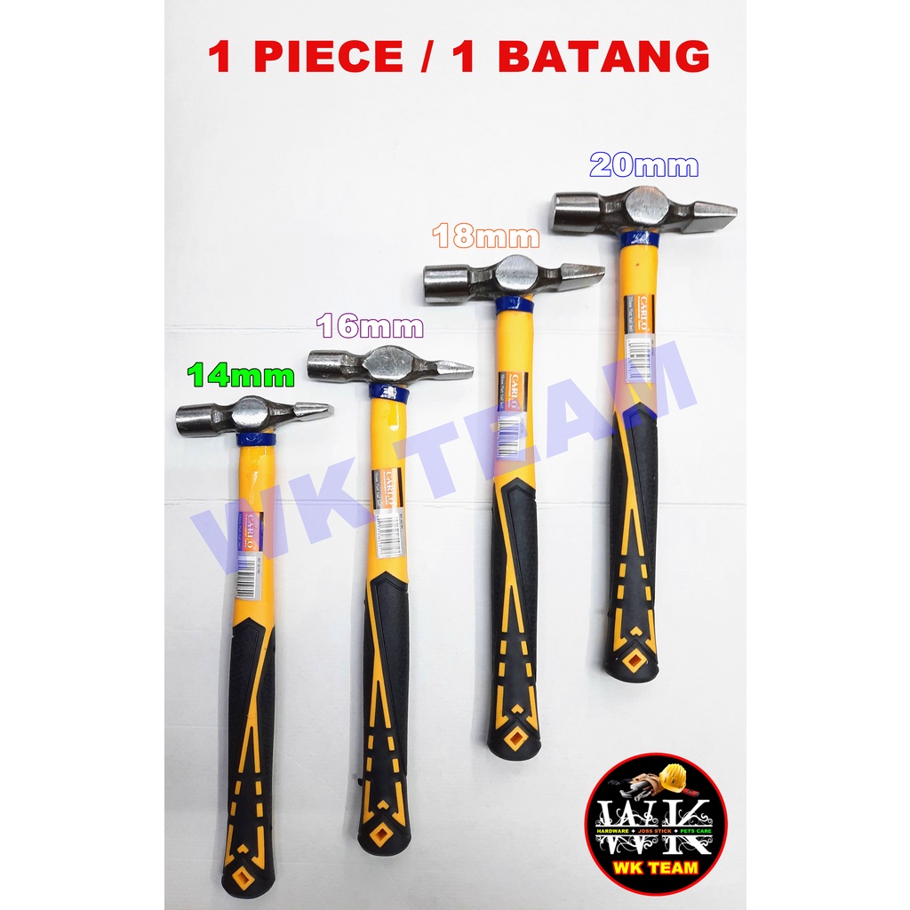 [ 1 PIECE ] - CARLO Wiring Hammer / Penukul Tukul besi 锤子 - ( SIZE ...