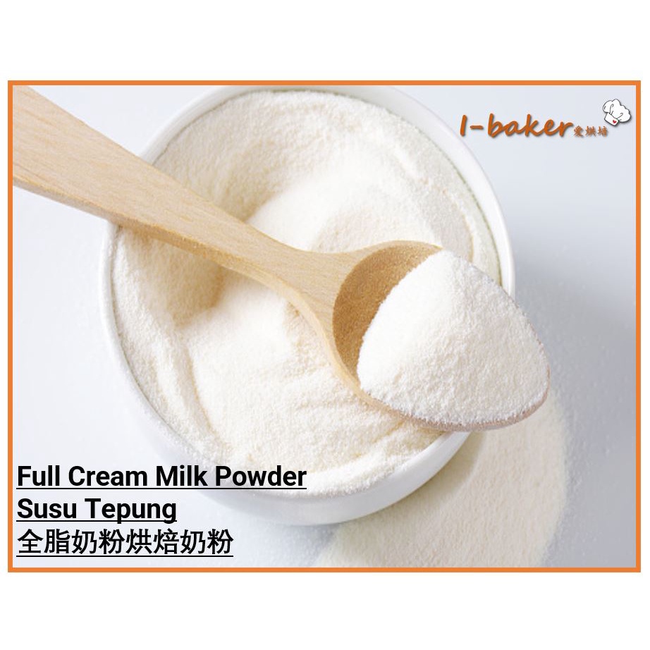 Full Cream Milk Powder Susu Tepung 全脂奶粉烘焙奶粉 (250g , 500g) | Shopee Malaysia