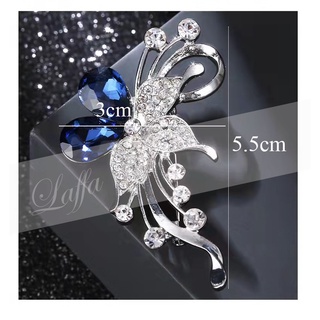 High-end Korean Rhinestones Brooch Pin Tudung Muslima Hijab Pin ...