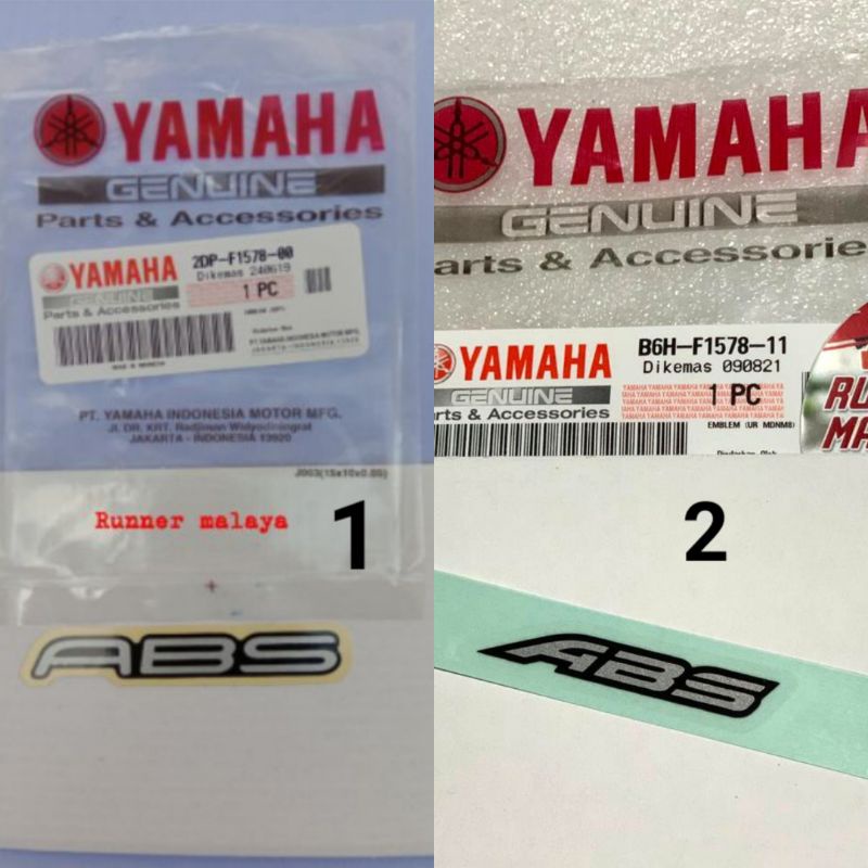 Sticker ABS Mudguard (1pcs) Yamaha Nmax 150 / Nvx Aerox 155 Original ...