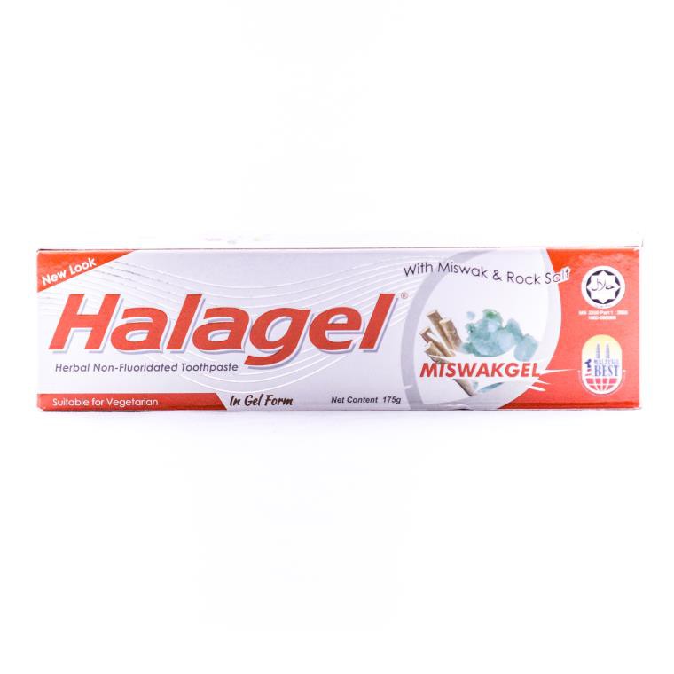 Halagel Herbal Non-Flouridated Toothpaste Miswak with Rock Salt-Ubat ...