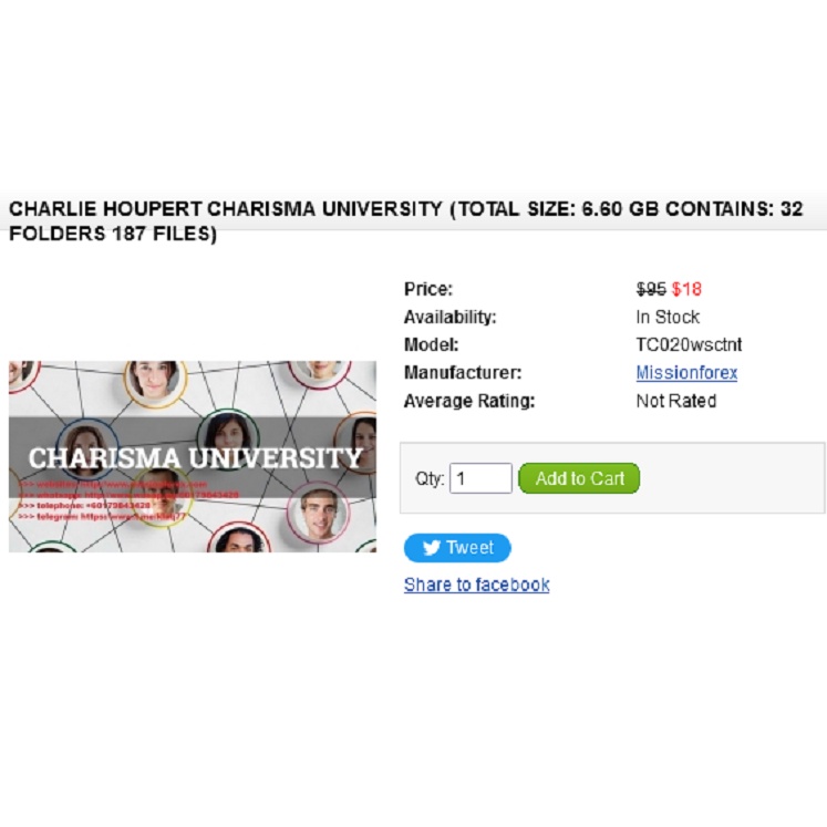Charlie Houpert Charisma University (Total size: 6.60 GB Contains: 32 ...