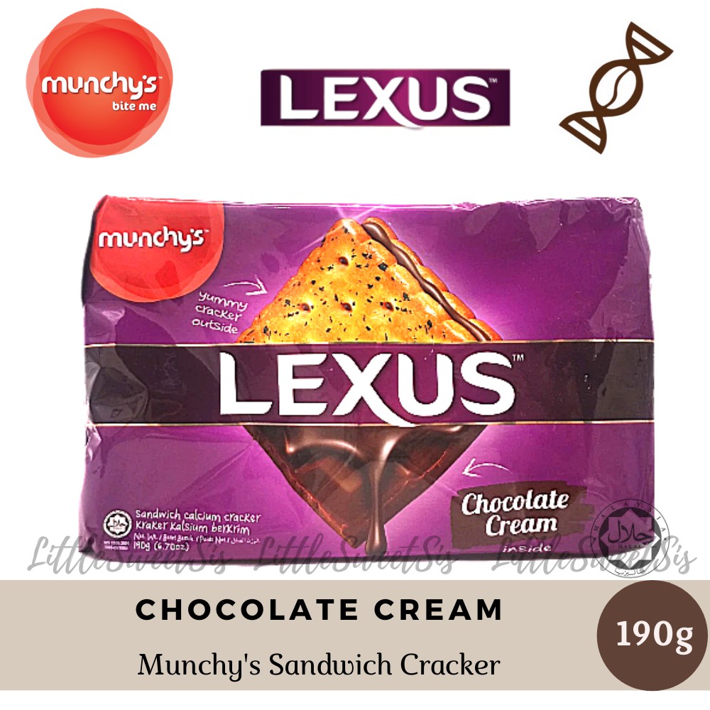 MUNCHY'S LEXUS SANDWICH CRACKERS - 7 FLAVOURS (189g ~ 200g) | Shopee ...