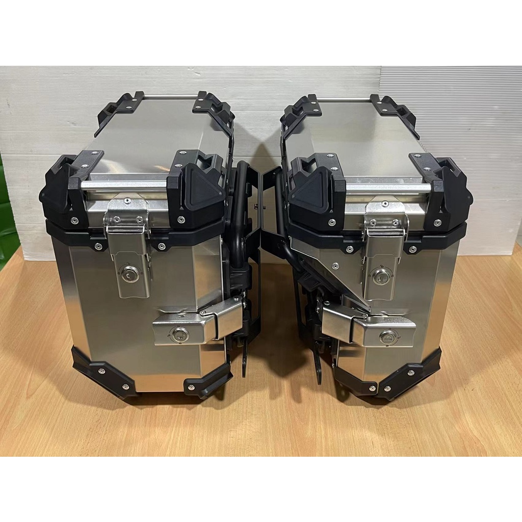 SIDE BOX ALUMINIUM 36L AVOID EXHAUST SIDE BOX BRACKET UNIVERSAL WITH ...