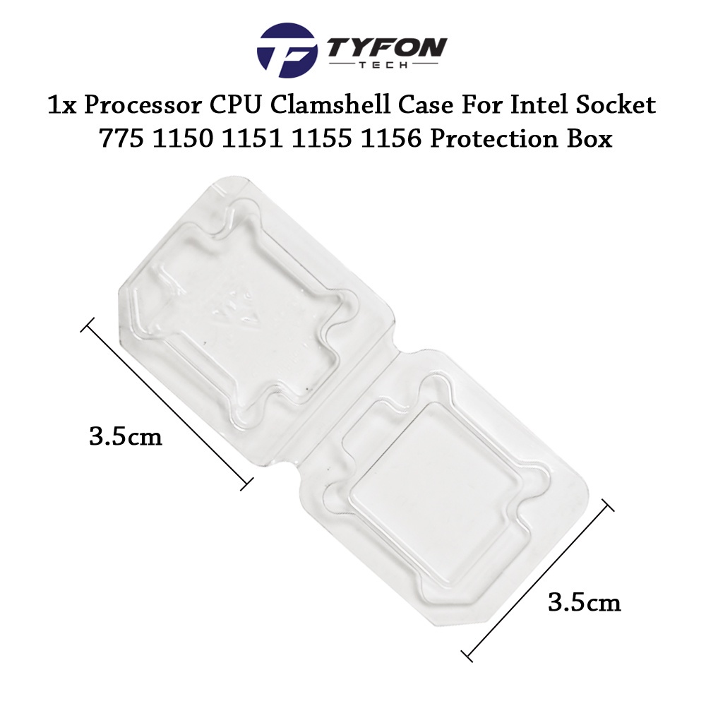 1pcs Processor CPU Case Clamshell Case For Intel Socket 775 1150 1151 ...