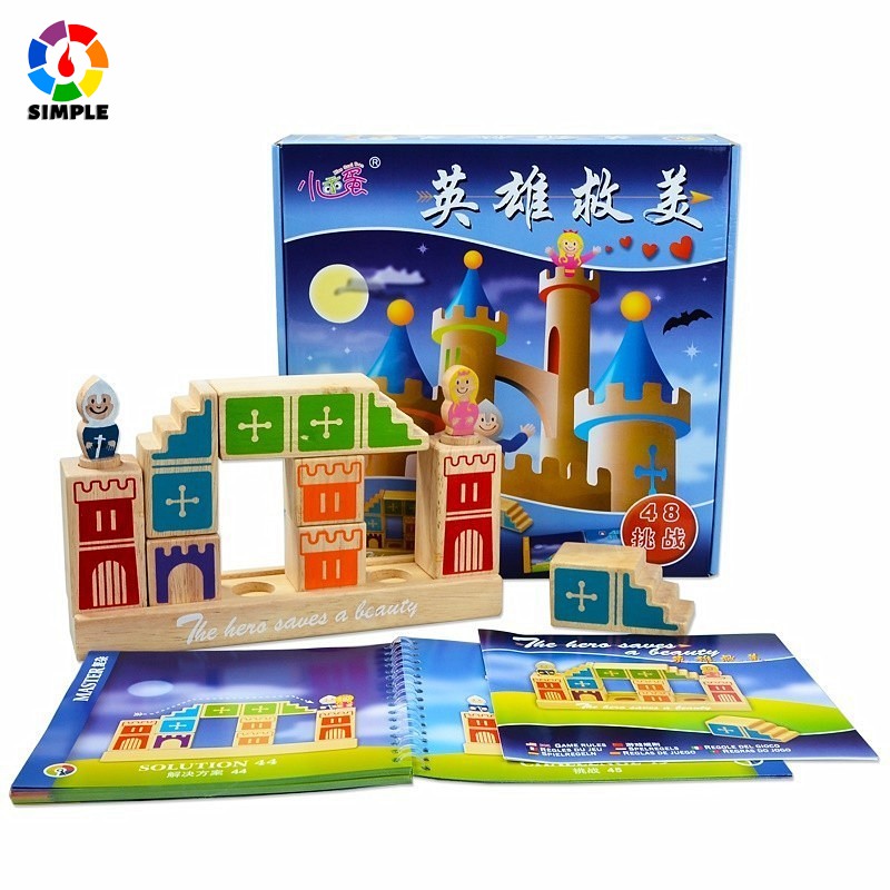 SmartGames Camelot Jr. Wooden Cognitive Skill-Building Puzzle Game ...