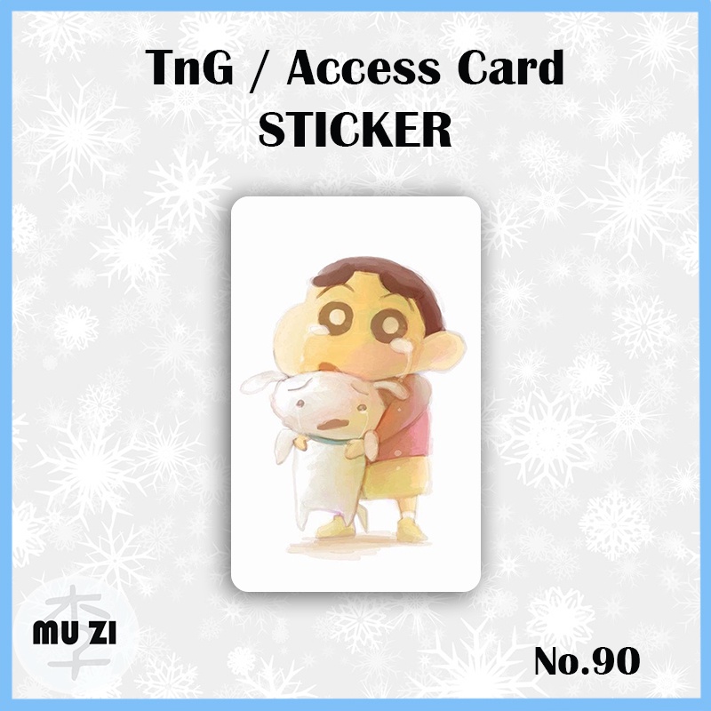 Shiro Shin Chan TnG Card STICKER NFC STICKER (Part 2) Waterproof Thick ...