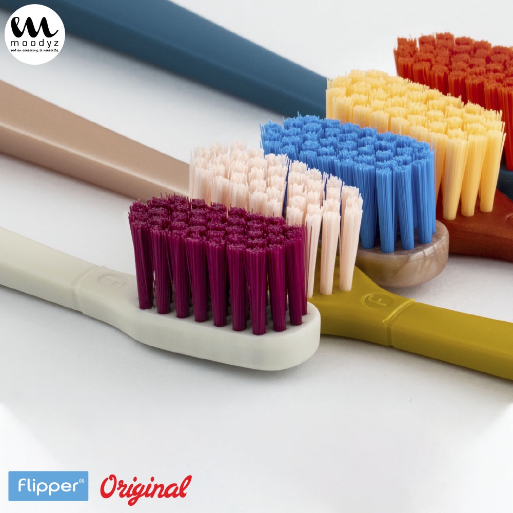 [AUTHENTIC] FLIPPER [TWIGO ADULTS] Toothbrush Set Ergonomic Design ...