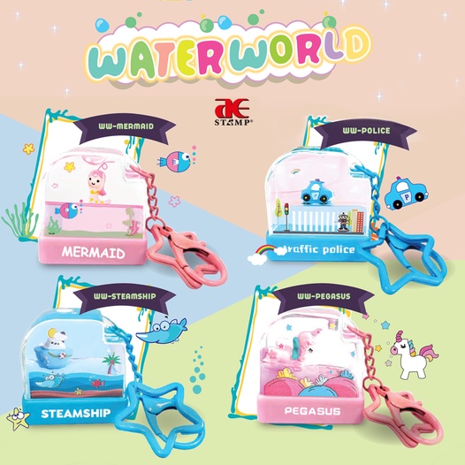 Cute Name Stamp with Keychain Cop Nama Waterproof | Shopee Malaysia