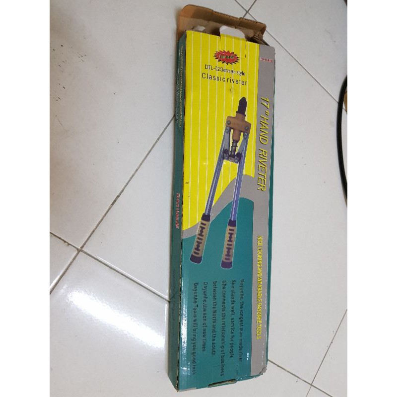 17" Heavy duty Easy Automatic Rivet Tool Set Manual Riveting Tool Pull ...