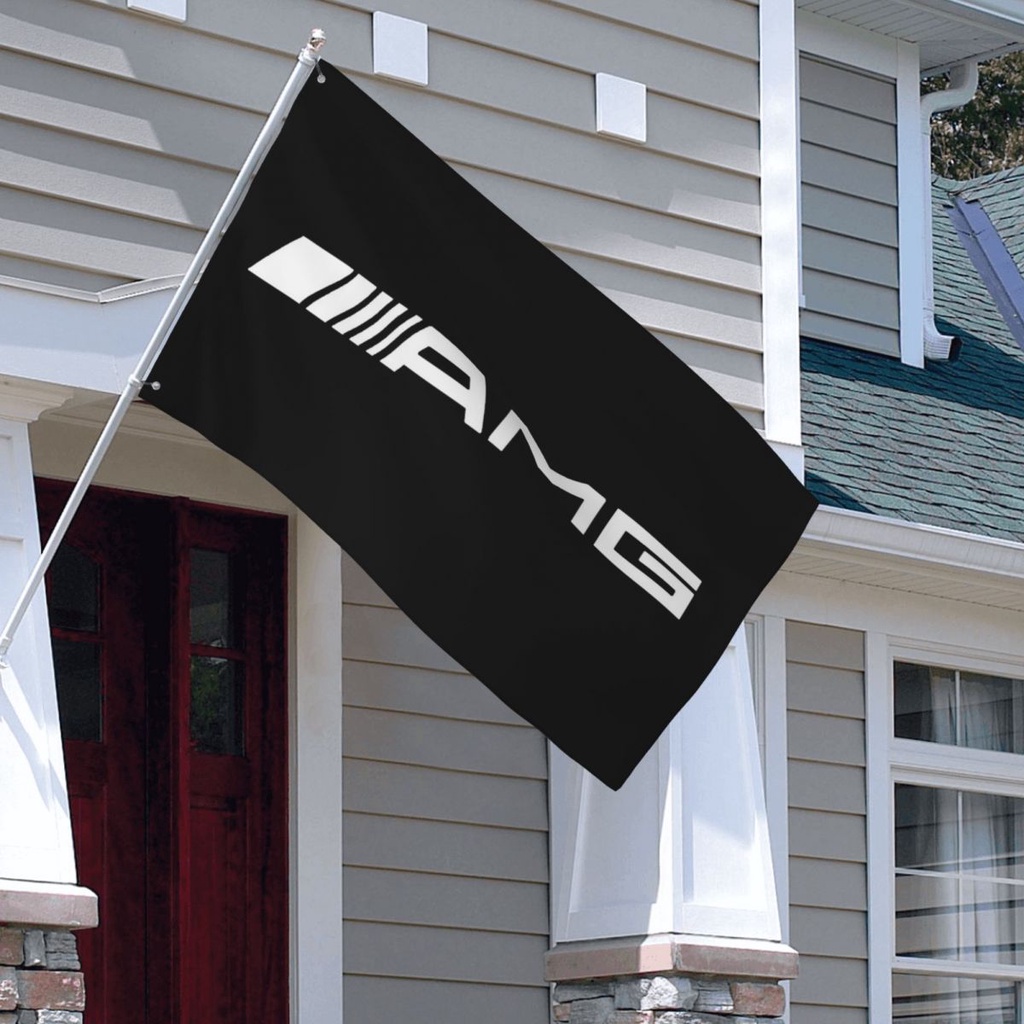 Mercedes Amg Logo (1) Unique Home Decoration Interior Garden Flag ...
