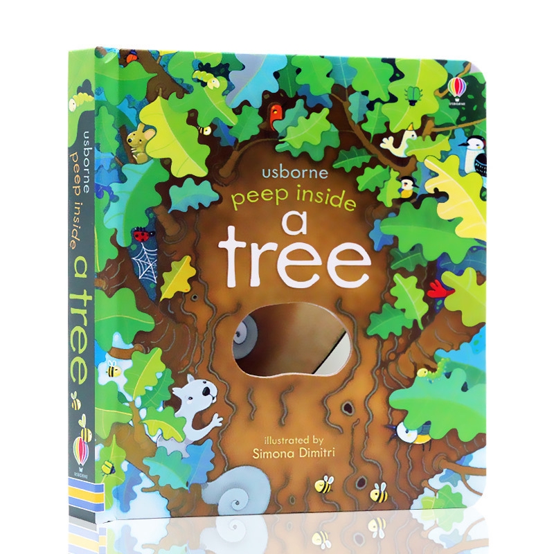 Usborne Peep Inside A Tree English Educational 3D Flap Picture ...