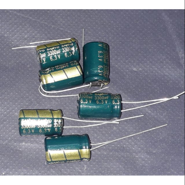 (Z75) 3300UF 6.3V CAPACITOR 10X20 high frequency low impedance aluminum ...