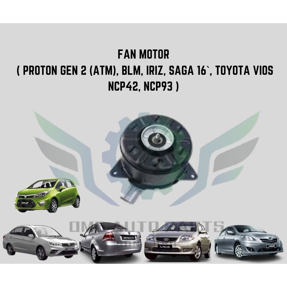 【DENSO】100% ORIGINAL FAN MOTOR PROTON GEN 2 (ATM), BLM, IRIZ, SAGA VVT ...