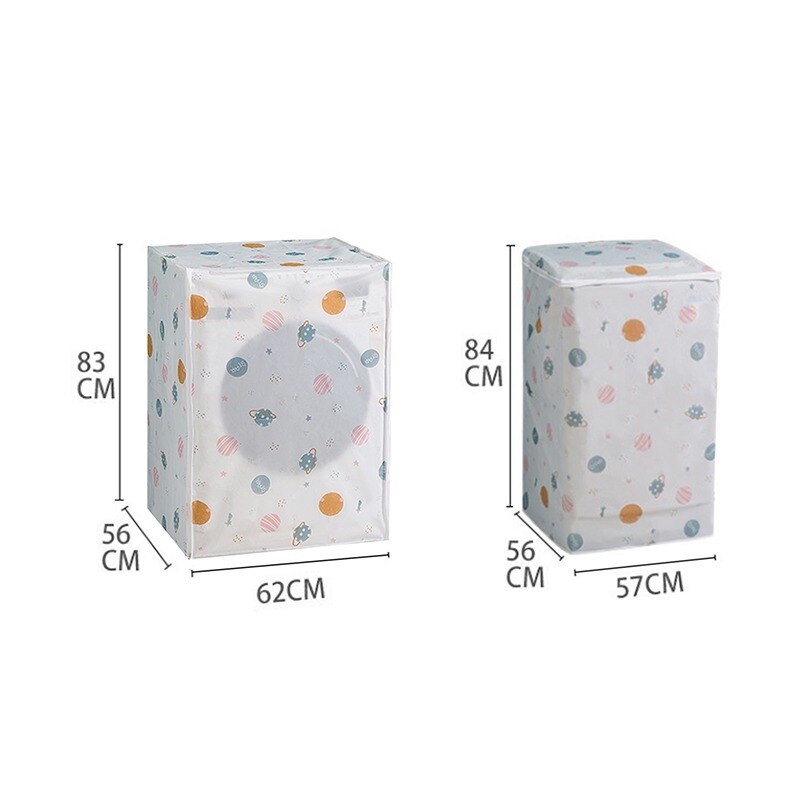 PEVA Sunscreen Dust Proof Cover Washing Machine Cover Waterproof Case ...