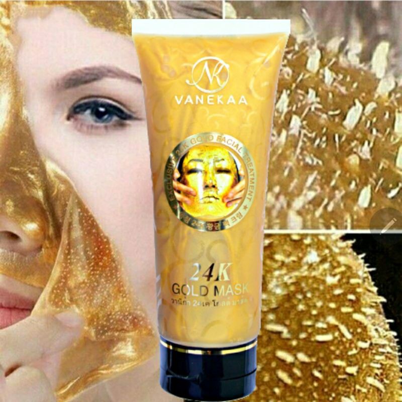 24k Gold Mask Peel off Mask Vanekaa Original | Shopee Malaysia