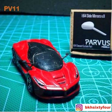Parvus PV11 Side Mirrors V11 Rearview Mirror Diecast 1:64 Custom All ...