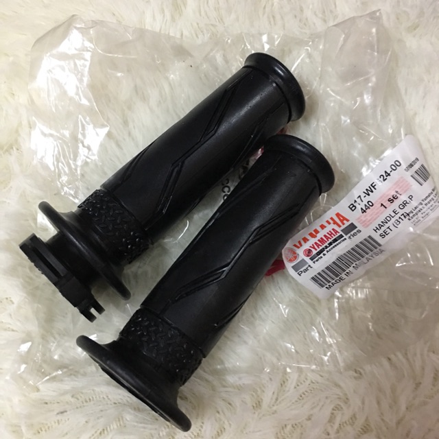 100% original HLY y15 y15zr V1 V2 handle grip getah throttle grip handle balancer 100% original ...