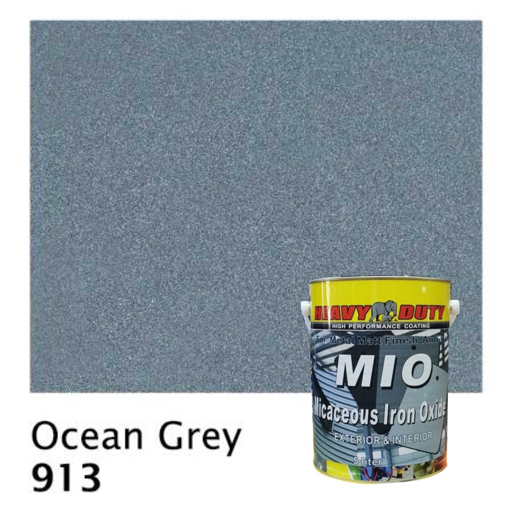 ( 1L ) Heavy Duty MIO Micaceous Iron Oxide 氧化铁漆 / CAT BESI TAHAN KARAT ...