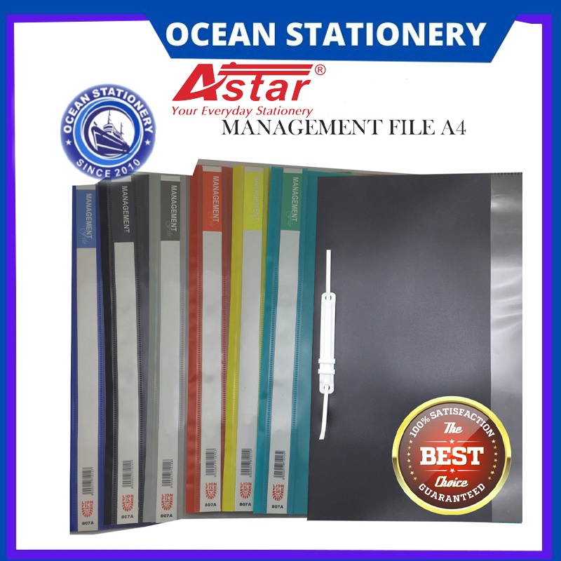 [Ocean Stationery] ASTAR A4 Organizers Management File School Office ...