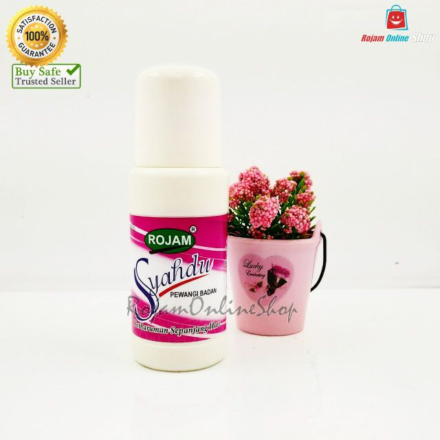 💯 ORIGINAL Pewangi Badan Syahdu ROJAM Deodorant ROJAM Untuk Hilangkan ...