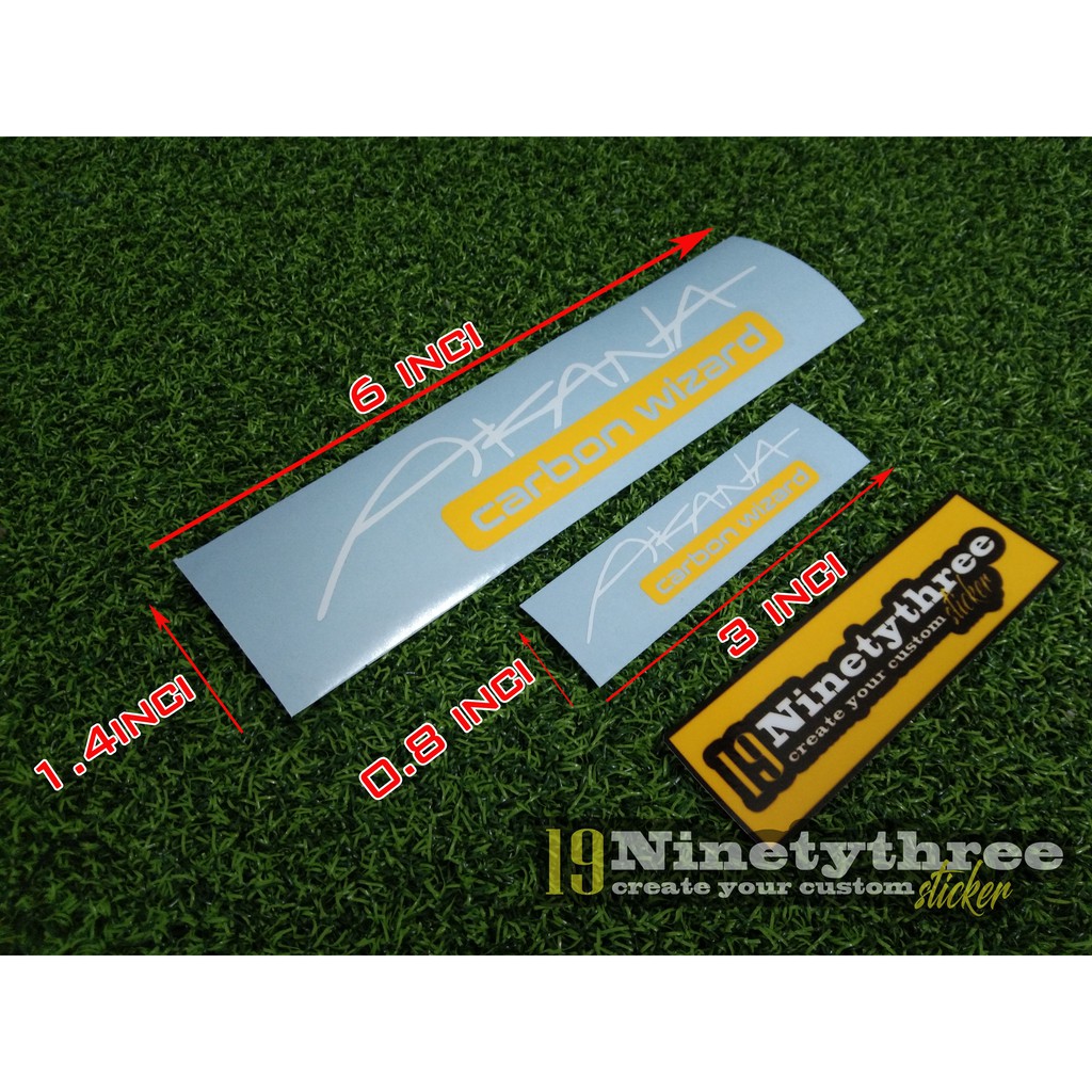 akana carbon wizard sticker/STICKER BONET | Shopee Malaysia
