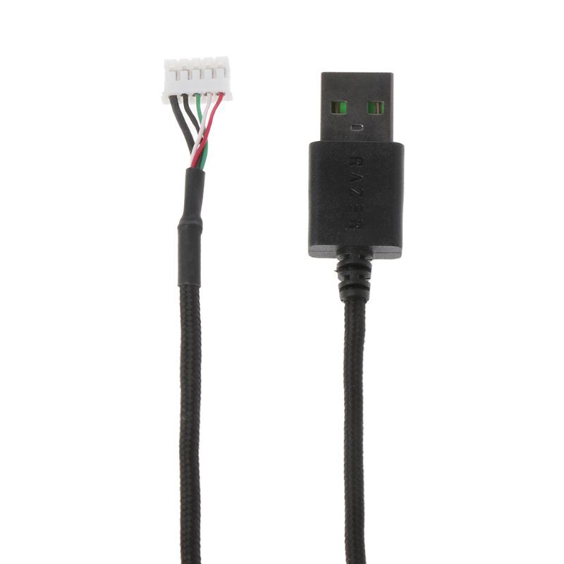Durable Nylon Braided Line USB Mouse Cable Replacement Wire For Razer ...