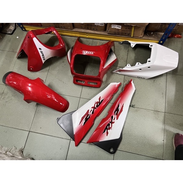YAMAHA RXZ COVER SET MERAH YAHOO / COVER SET ONLY | Shopee Malaysia