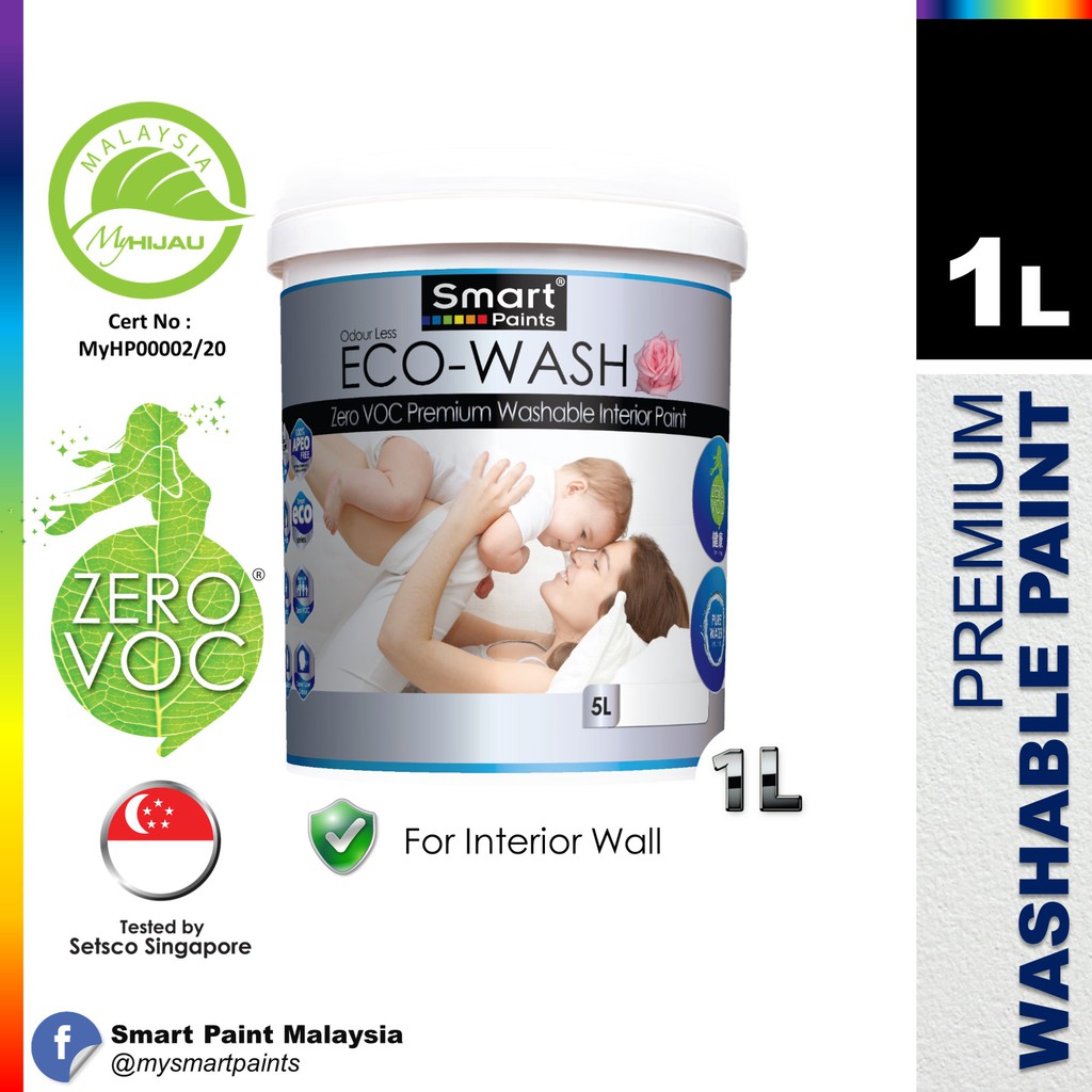 Smart Paints Eco Wash (1L) | Shopee Malaysia