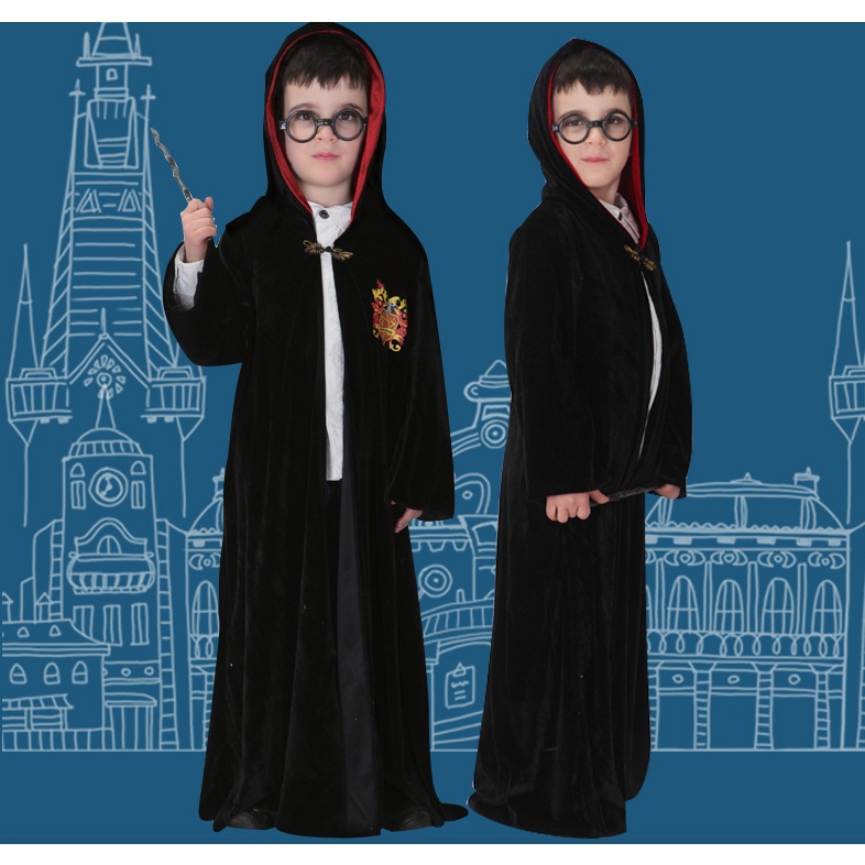Magic Robe Uniform Robe Uniform Halloween Party Cloak Cape Costume ...