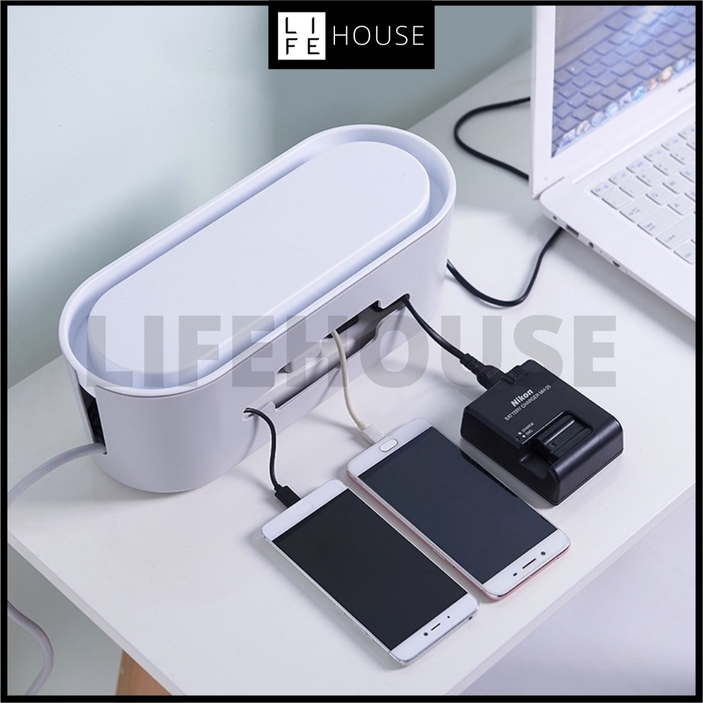 Extension Plug Storage Box Wire Extension Plug 10m Cable Organizer ...