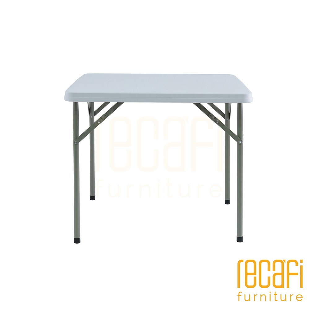 Recafi Furniture 3FT Square HDPE Folding Banquet Table With Metal Leg ... Recafi Furniture 3FT Square HDPE Folding Banquet Table With Metal Leg ...