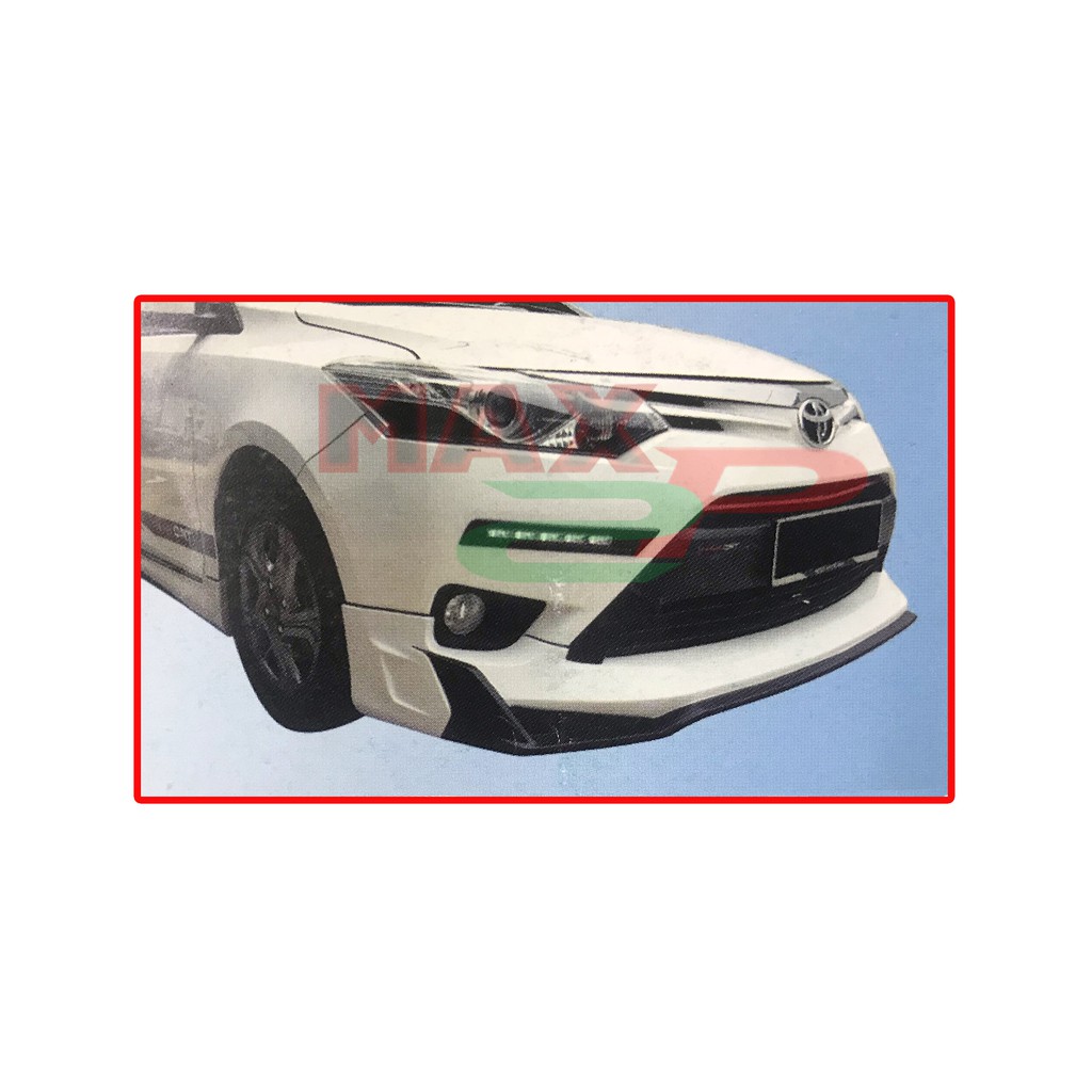 Toyota Vios 3rd Gen (2013-2018) DRIVE 68 Front Skirt Skirting With Logo ...