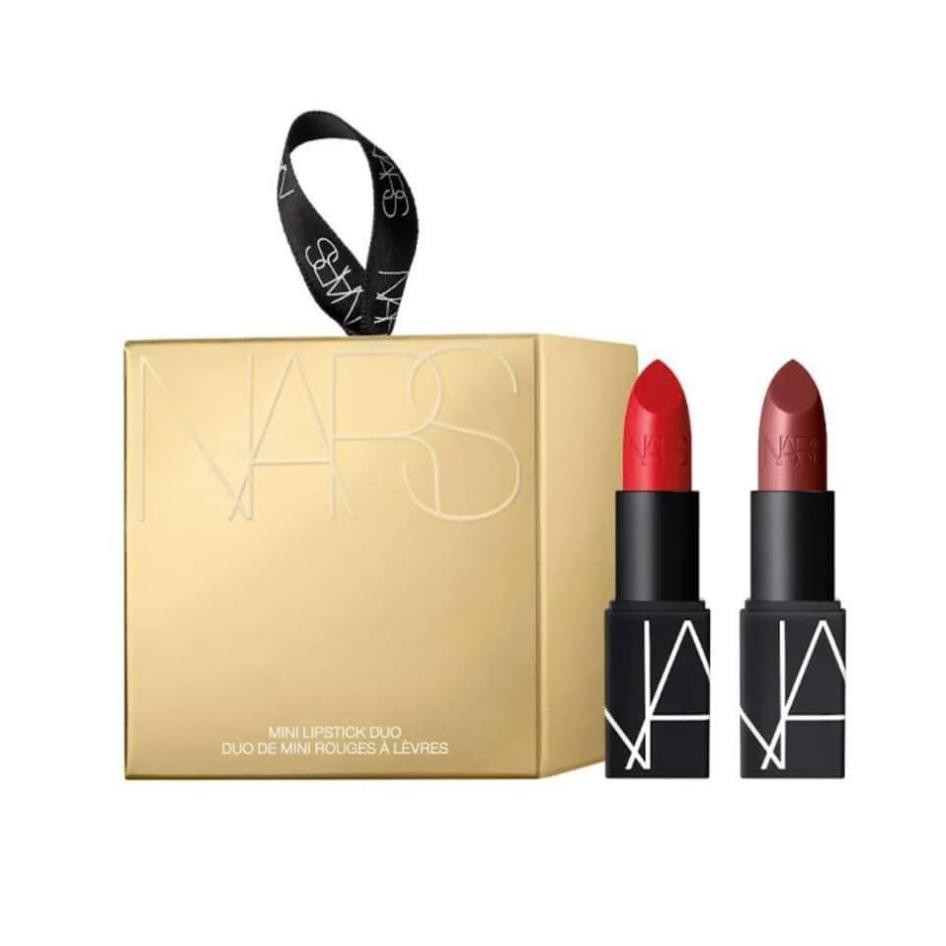 Set of 2 mini lipsticks Nars banned red + inappropriate red | Shopee ...