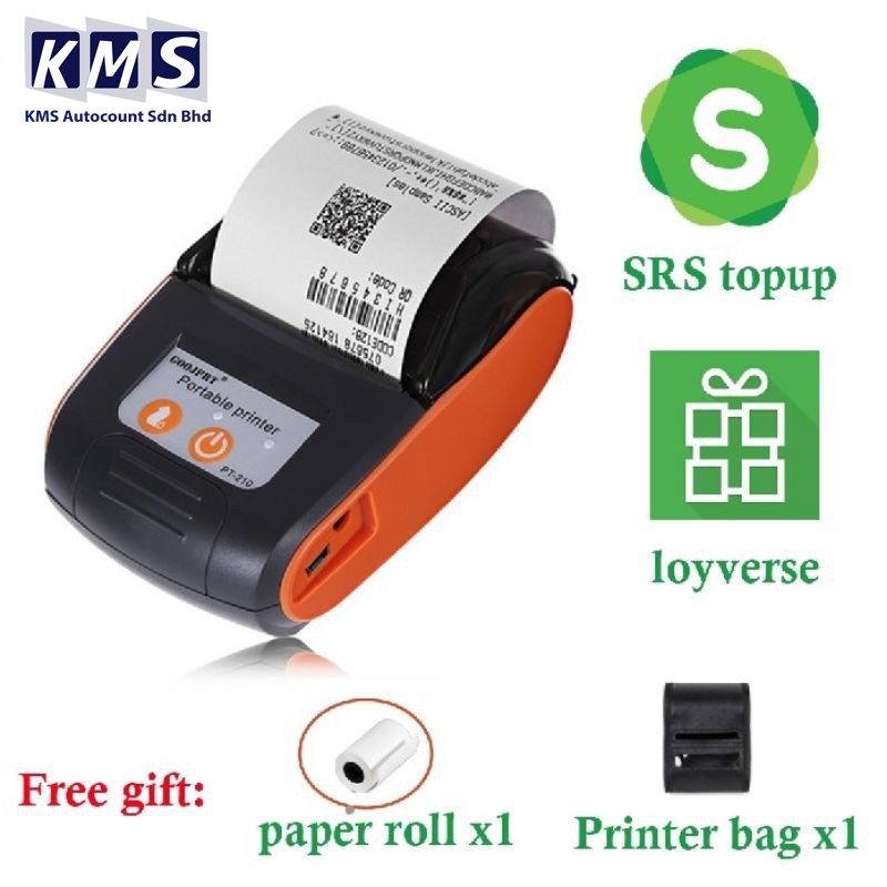 Free POS 58mm Bluetooth Thermal Receipt Printer SRS Topup Pay Bill For ...
